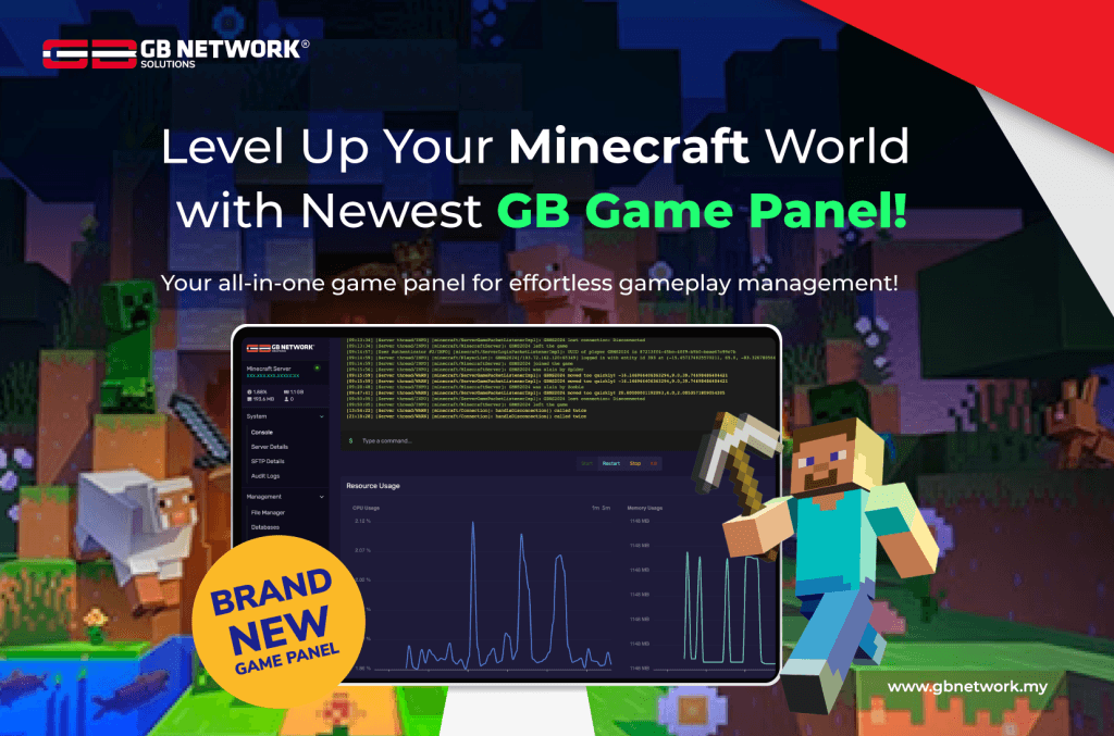 Level Up Your Minecraft World with Newest GB Game Panel!