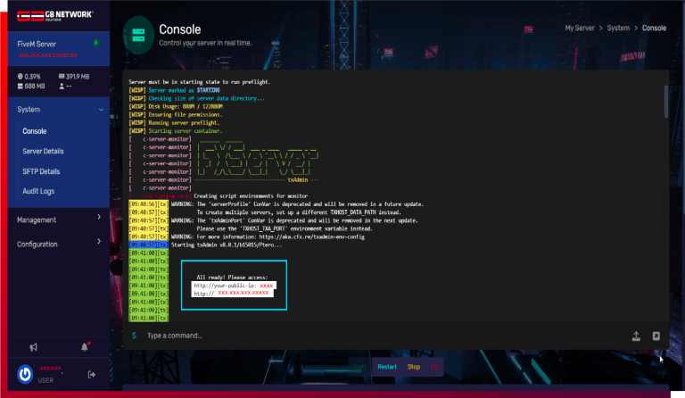 GTA FiveM Server Hosting | GB Network Solutions