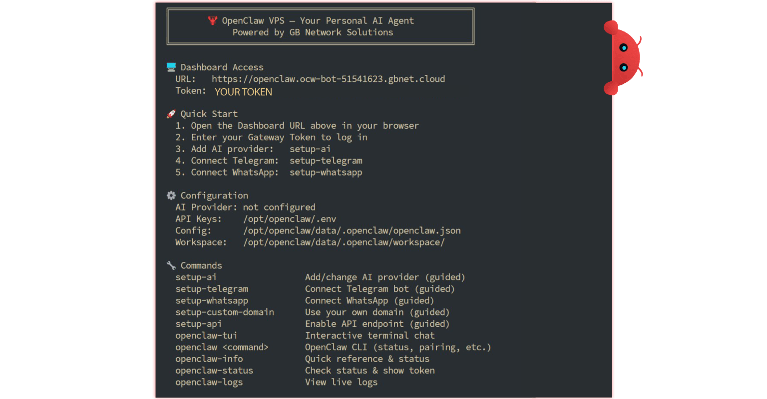 OpenClaw VPS | Your AI Agent, Live in 5 Minutes